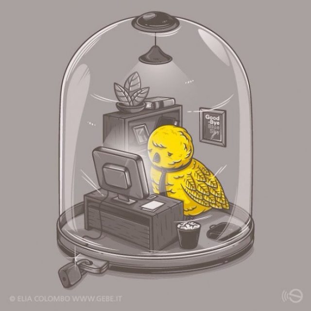 33 illustrations par Elia Colombo qui vont vous faire réfléchir - ipnoze