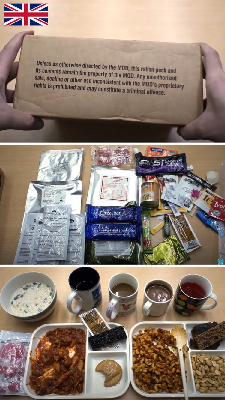 Voici à quoi ressemblent les rations alimentaires militaires de 14 ...