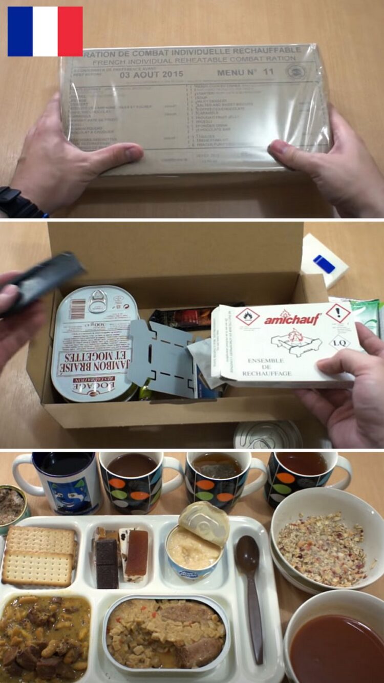 Voici à quoi ressemblent les rations alimentaires militaires de 14 ...