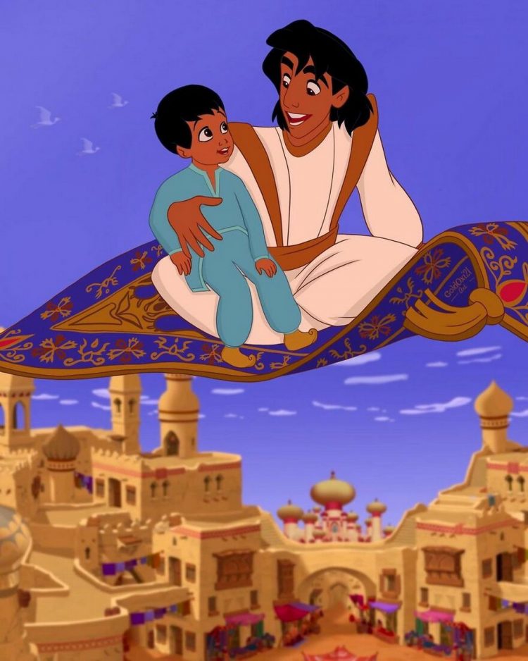 Cette artiste a réinventé 8 princes Disney en tant que pères d ...