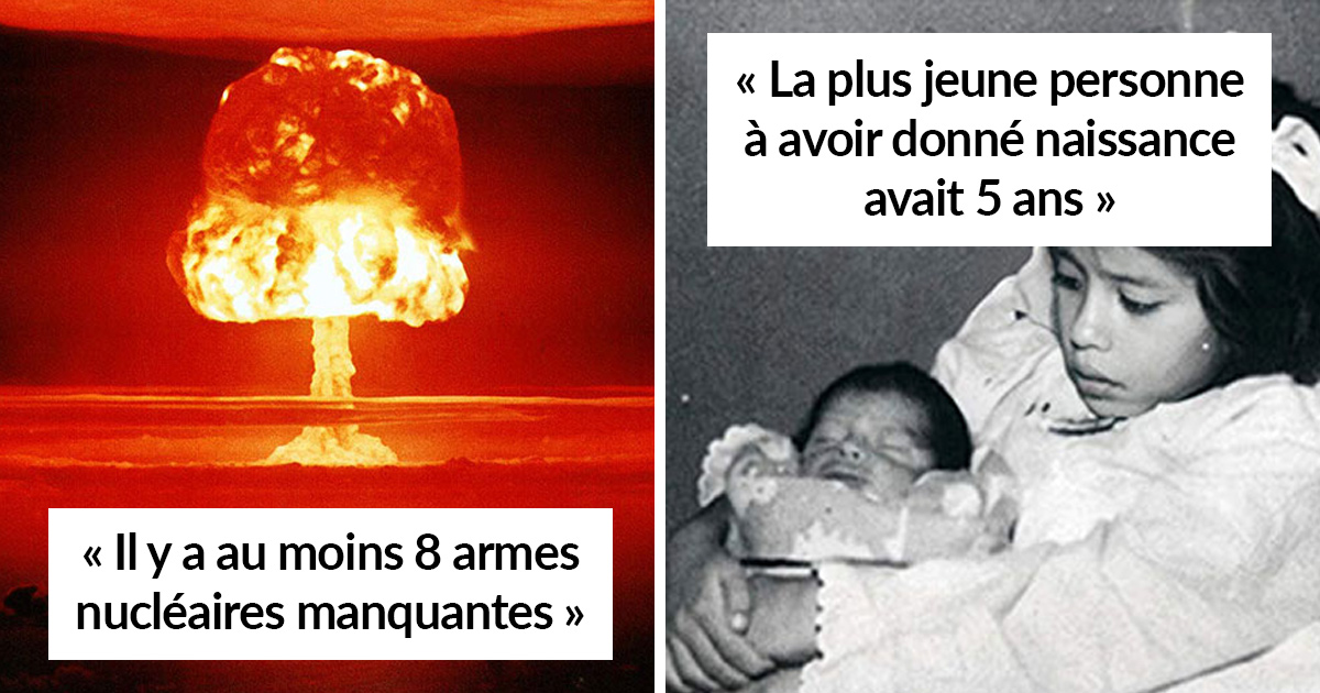 Ces faits « pas amusants » sont à la fois fascinants et terrifiants ...