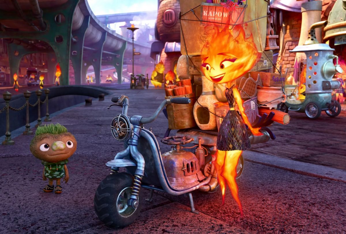 Élémental est le premier film de Pixar à avoir un personnage non ...