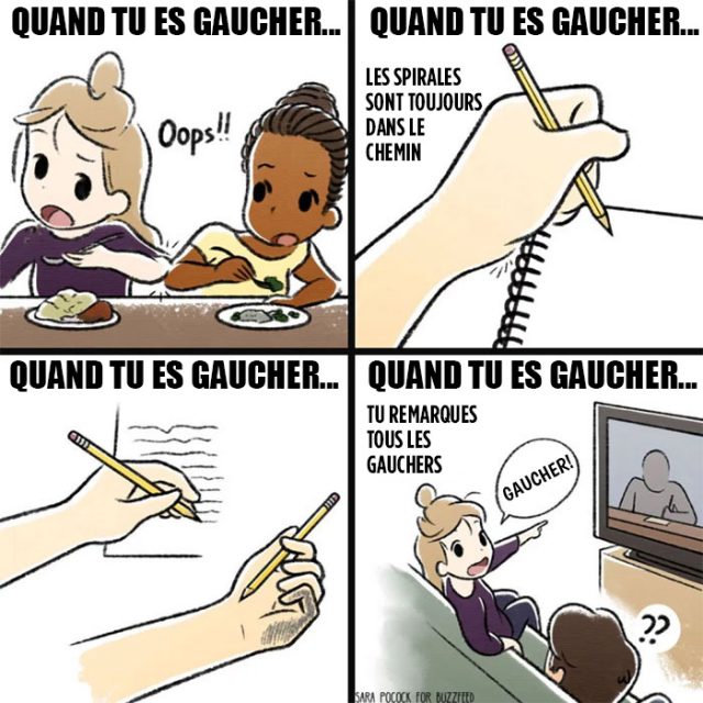 30 images qui révèlent l’horreur d’être gaucher - ipnoze