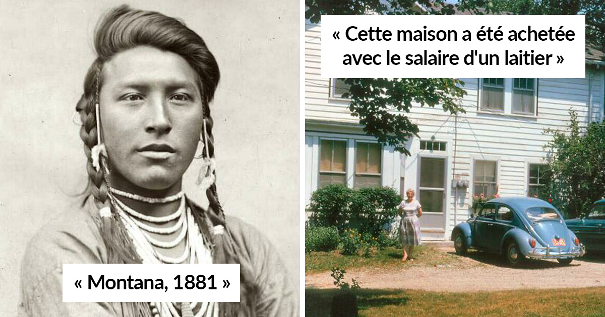 Des gens partagent des photos de la vie d’il y a 50 à 100 ans et elles ...