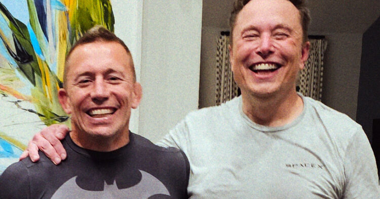 Elon Musk s’entraîne avec Georges St-Pierre avant son combat contre ...